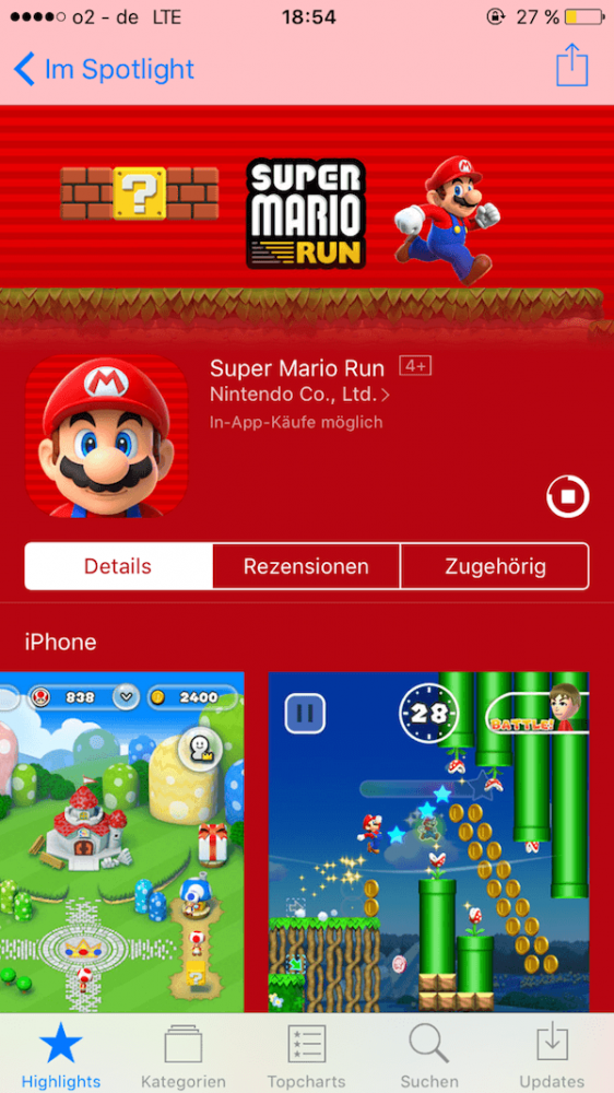 Welten, Rallye, Bowser: Eindrücke von Super Mario Run [Bildergalerie]