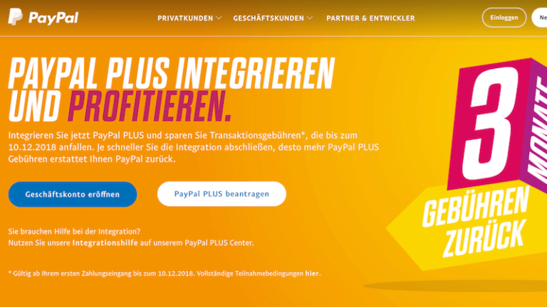 PayPal PLUS: In 4 Schritten zur All-in-One-Lösung für Shop-Betreiber ...