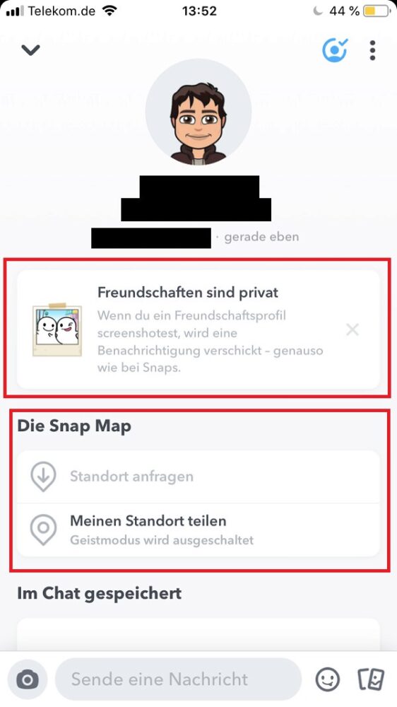 Snapchat-Freundschaft: So siehst du alle deine verschickten Dateien
