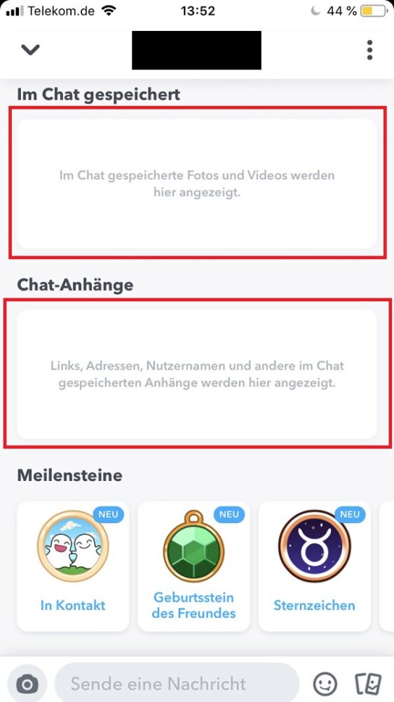 Snapchat-Freundschaft: So siehst du alle deine verschickten Dateien