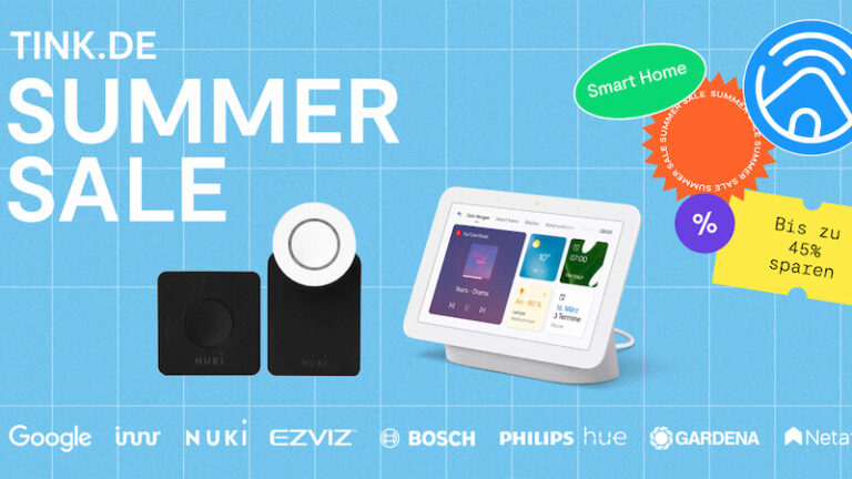 Der tink Summer Sale: Smart-Home-Produkte bis zu 45 Prozent günstiger