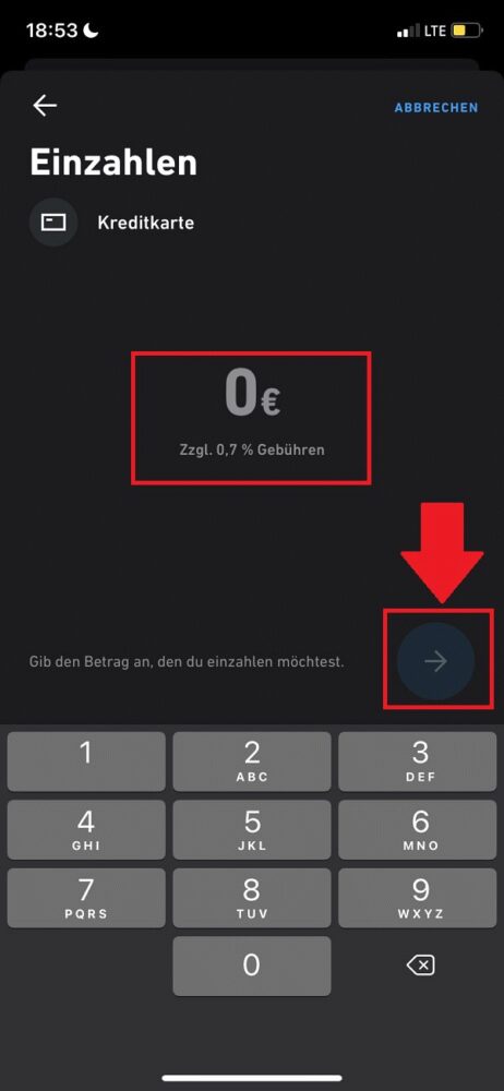 Trade Republic: Geld einzahlen – so geht's mit Kreditkarte und Bankkonto