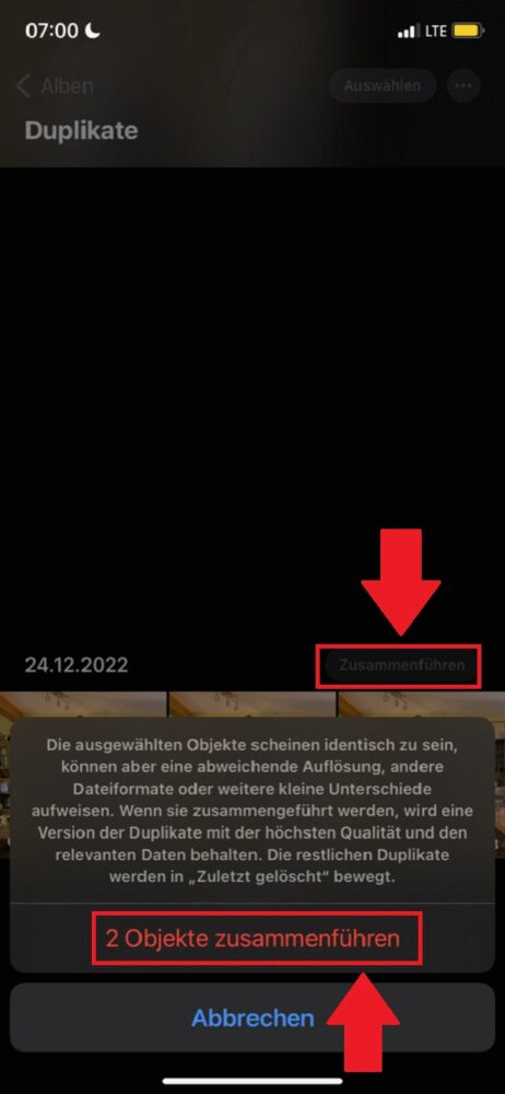 Duplikate iOS 16: So entfernst du doppelte Bilder auf dem iPhone
